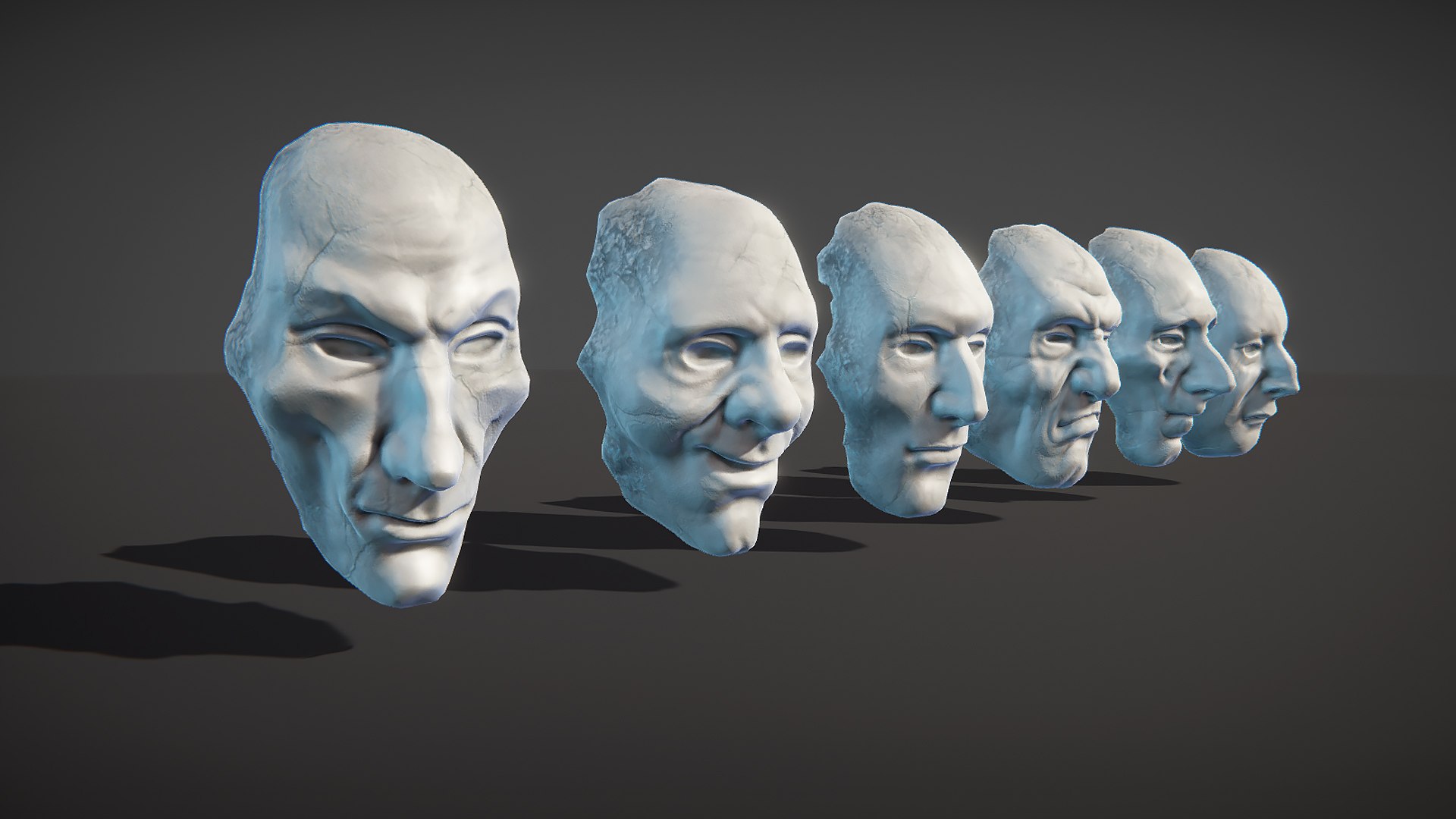 3D masks metall porcelain - TurboSquid 1498708