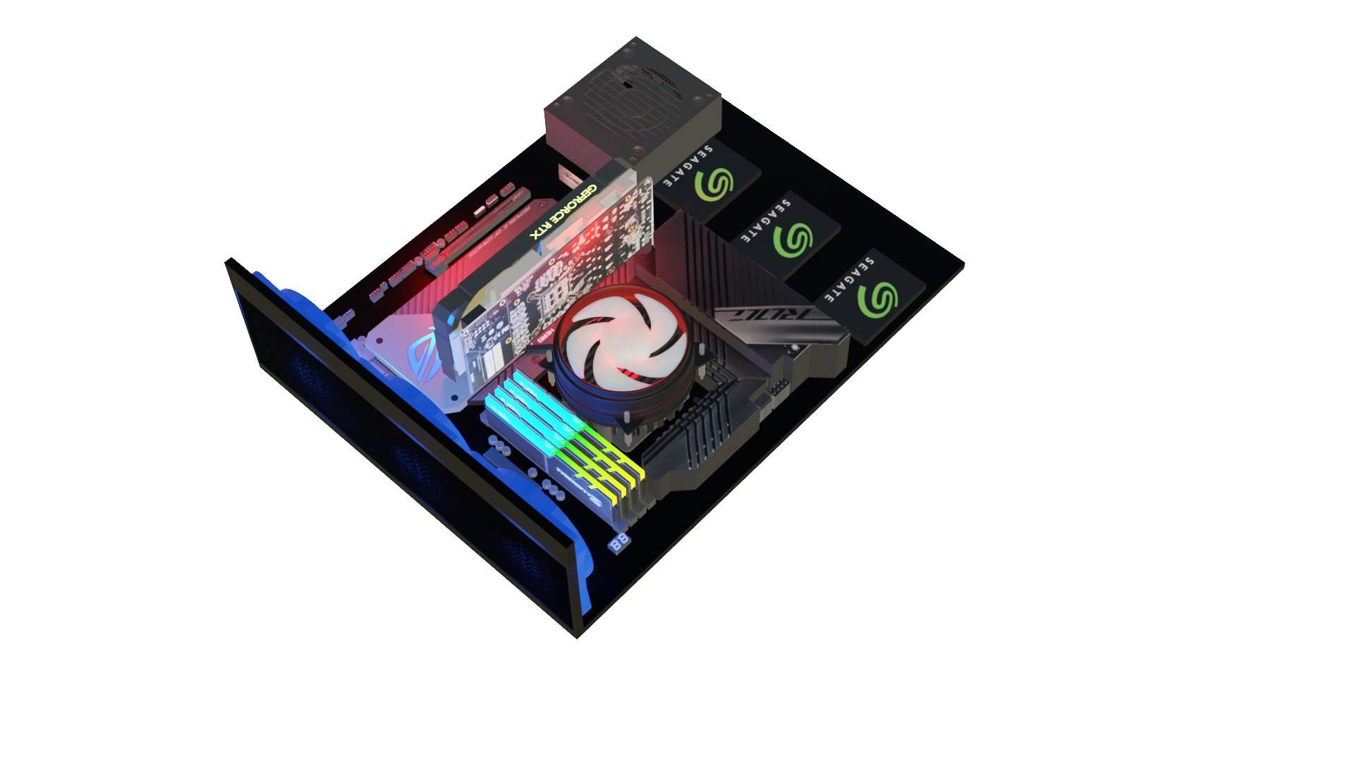 Pc Test Bench 3D Model - TurboSquid 2020415