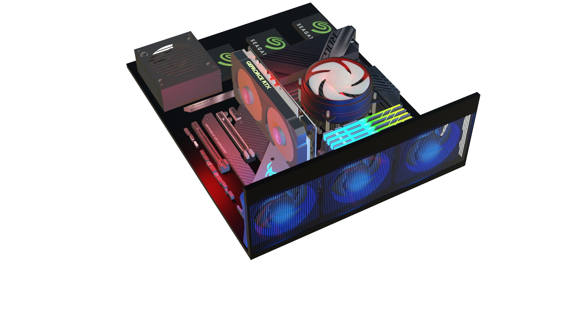 Pc Test Bench 3D Model - TurboSquid 2020415