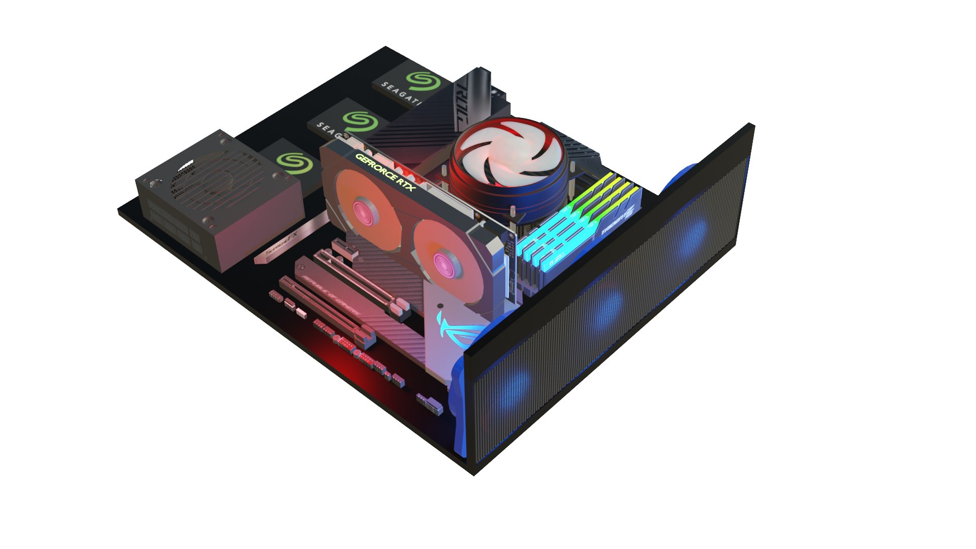Pc Test Bench 3D Model - TurboSquid 2020415
