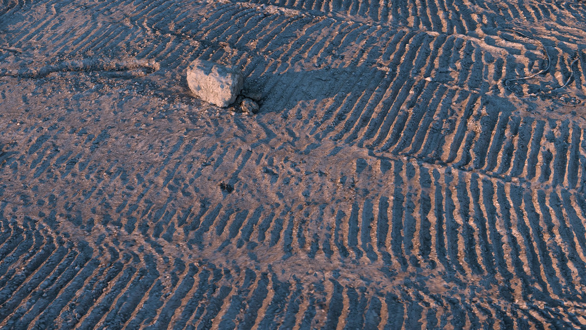 3D Gravel Ground 05 - 3D photogrammetry model scan of gravel sand and ...