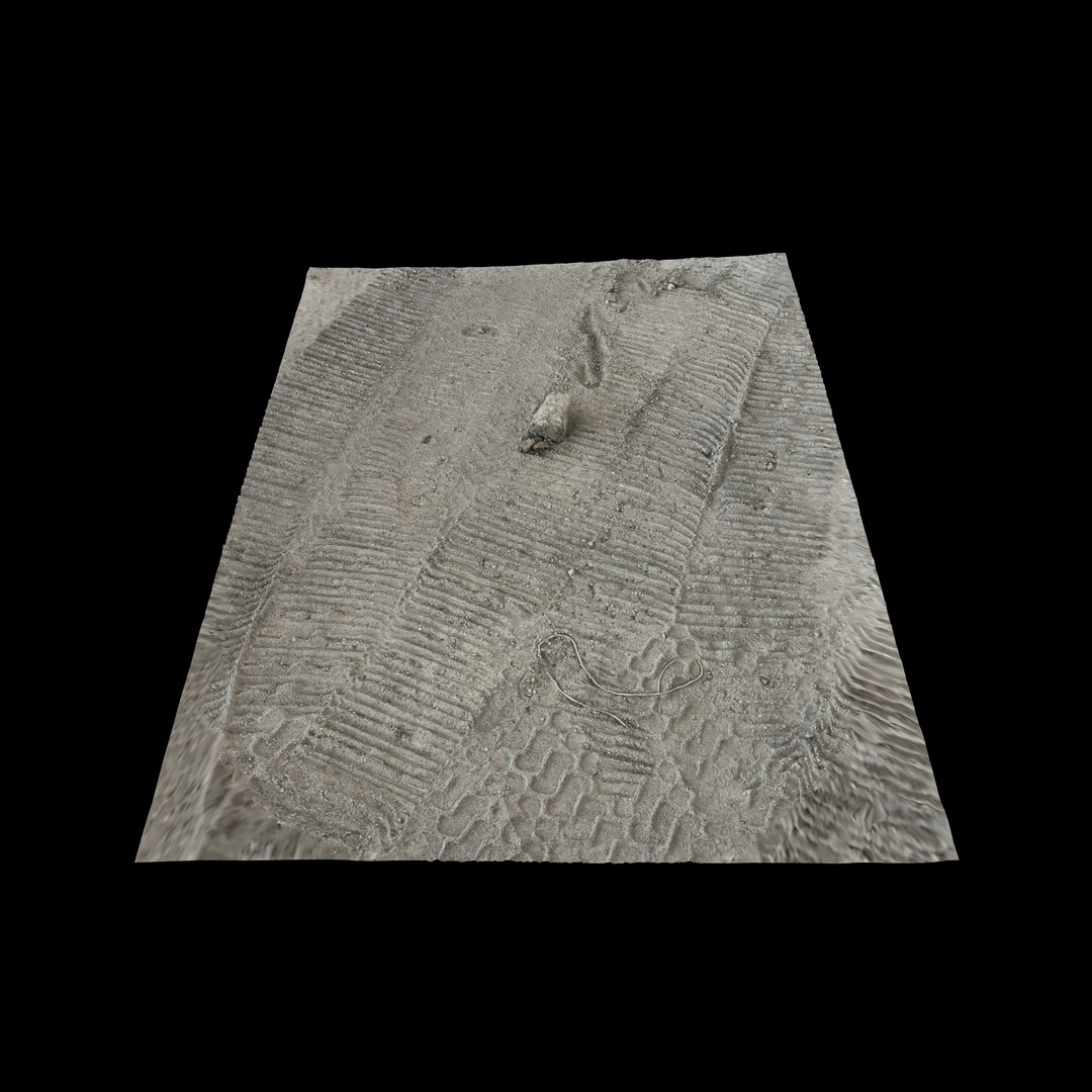 3D Gravel Ground 05 - 3D Photogrammetry Model Scan Of Gravel Sand And ...