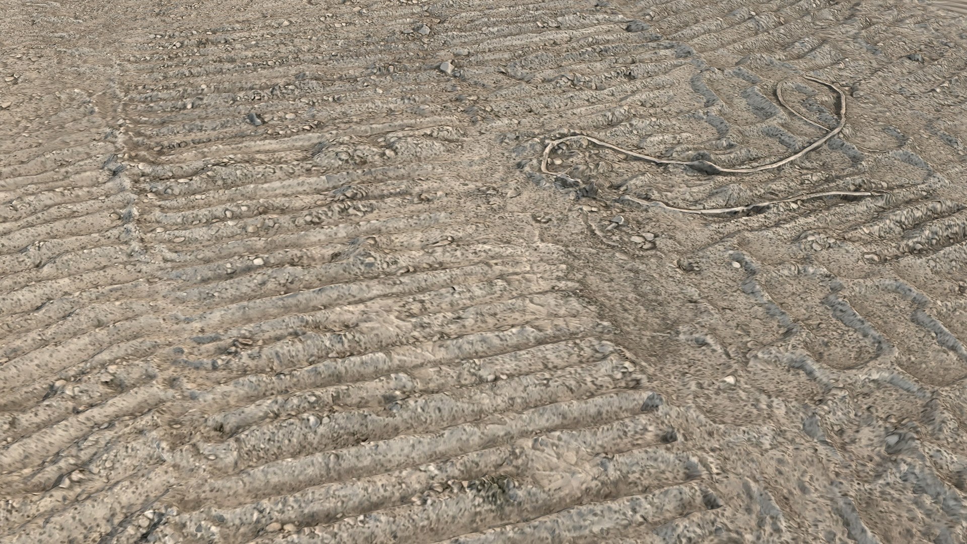 3D Gravel Ground 05 - 3D Photogrammetry Model Scan Of Gravel Sand And ...