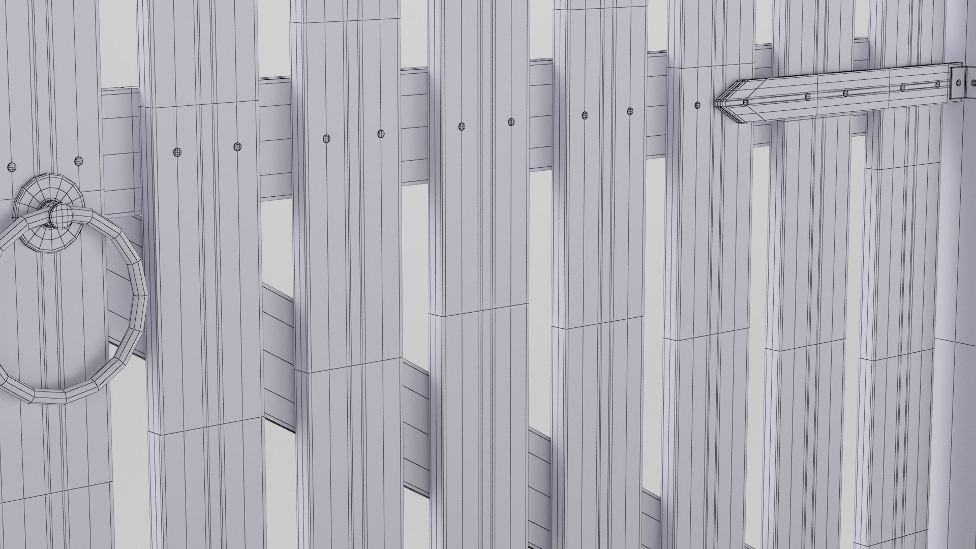 Picket Fence 01 3D Model - TurboSquid 1820085