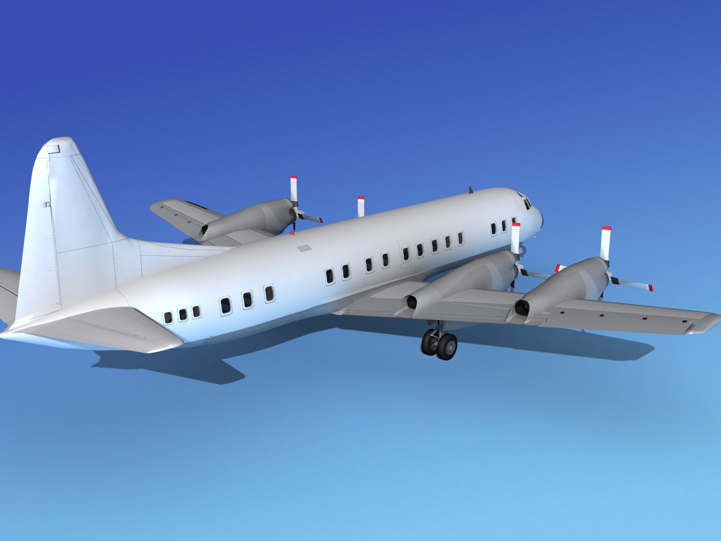 3d propellers electra lockheed model