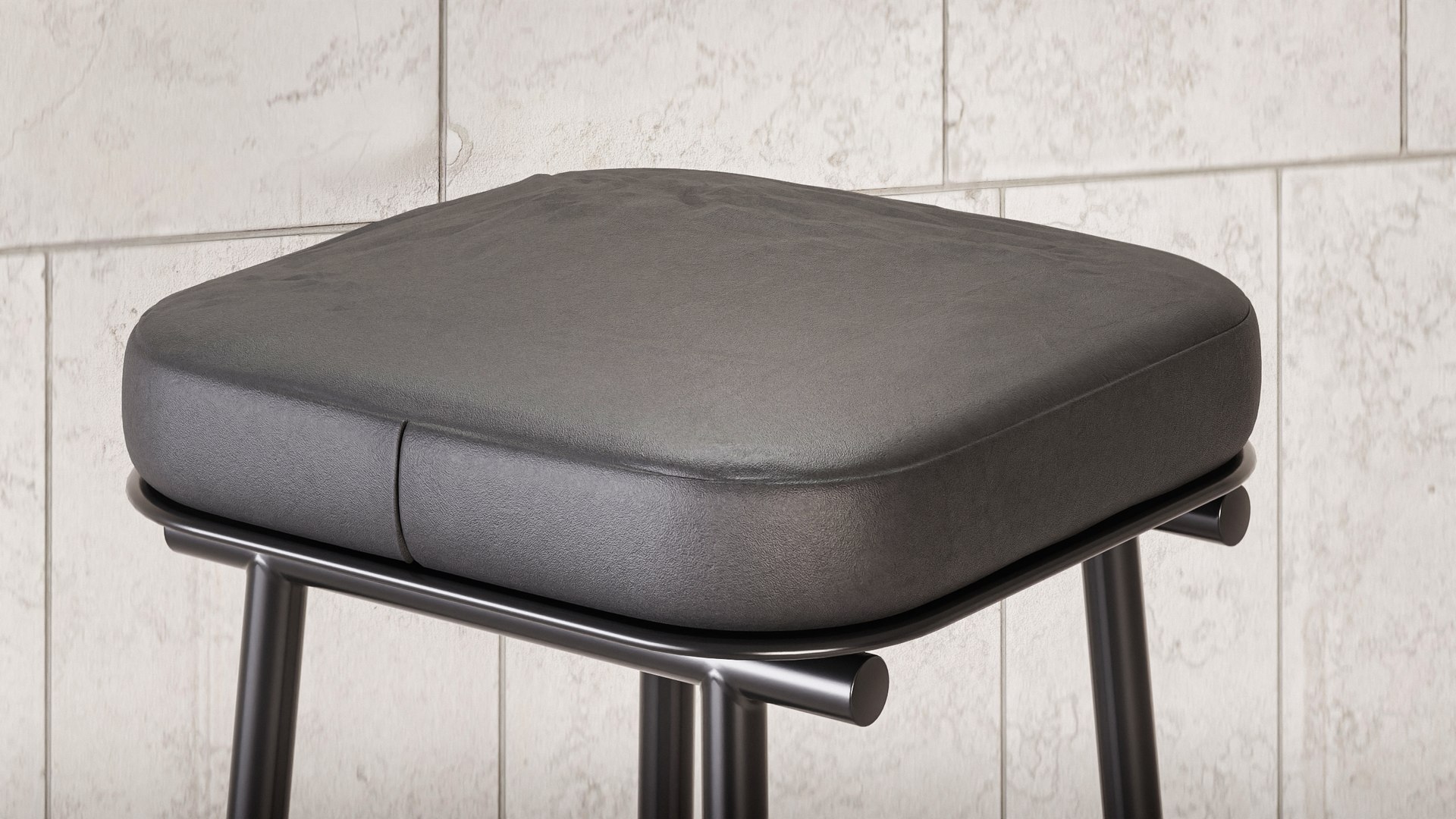 3D Tubby Tube Bar Stool by Faye Toogood model - TurboSquid 1942250