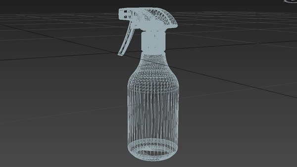 3D alcohol spray bottle model - TurboSquid 1671718