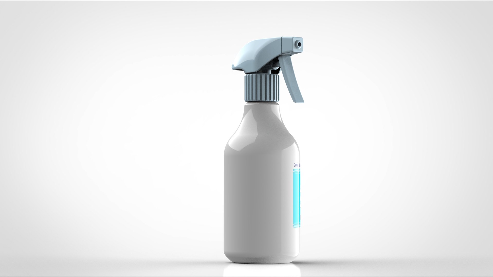 3D alcohol spray bottle model - TurboSquid 1671718