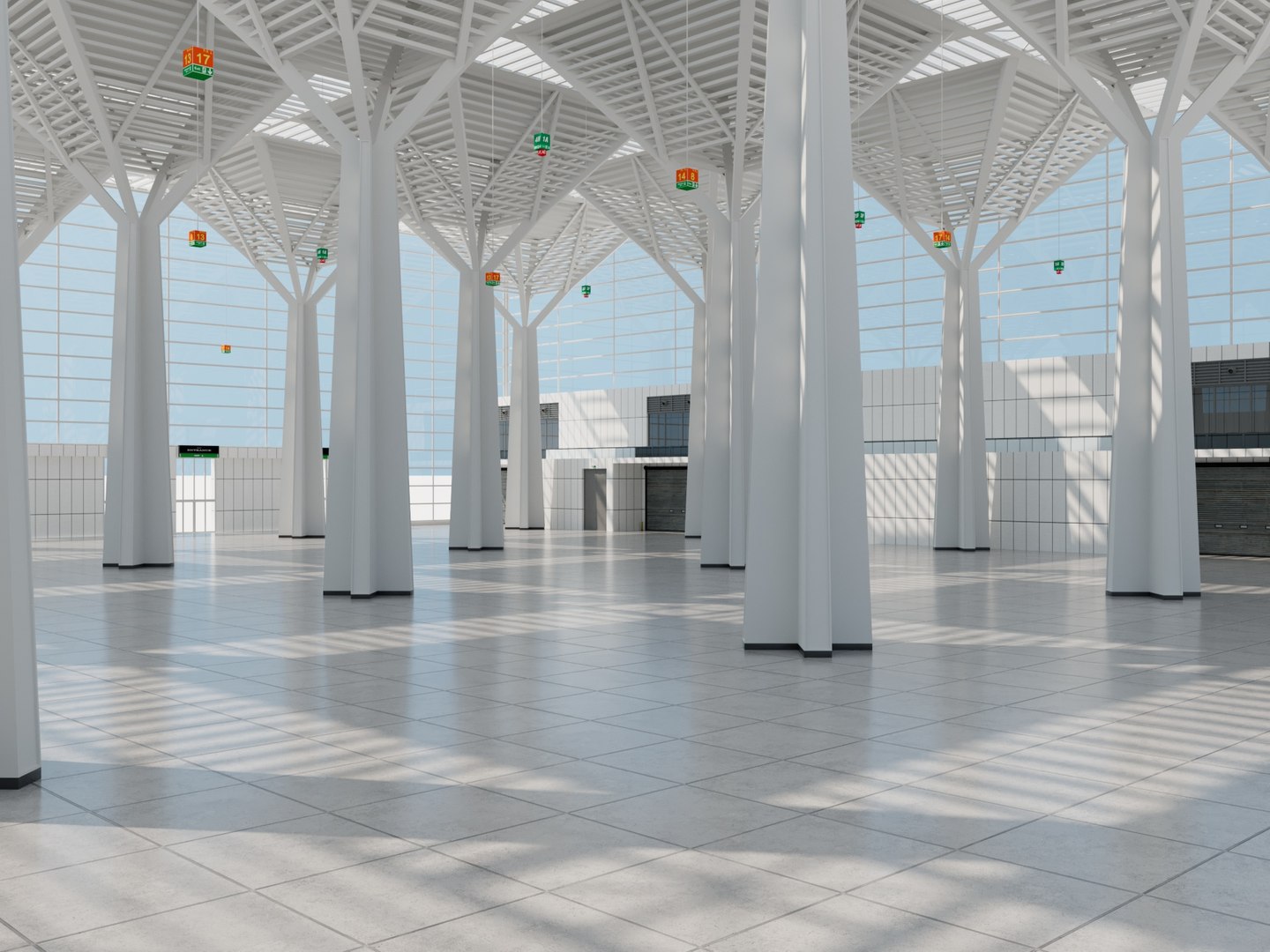 3D Convention And Exhibition Center 3 - TurboSquid 2295535