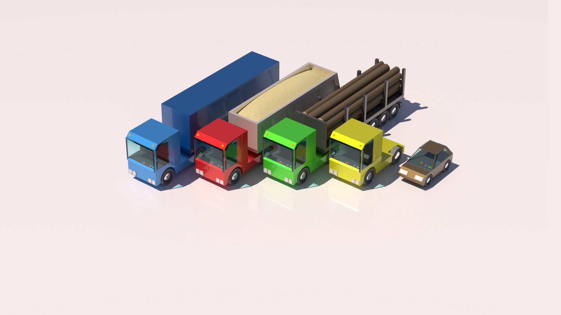 Truck Rig 3D Model - TurboSquid 1248611