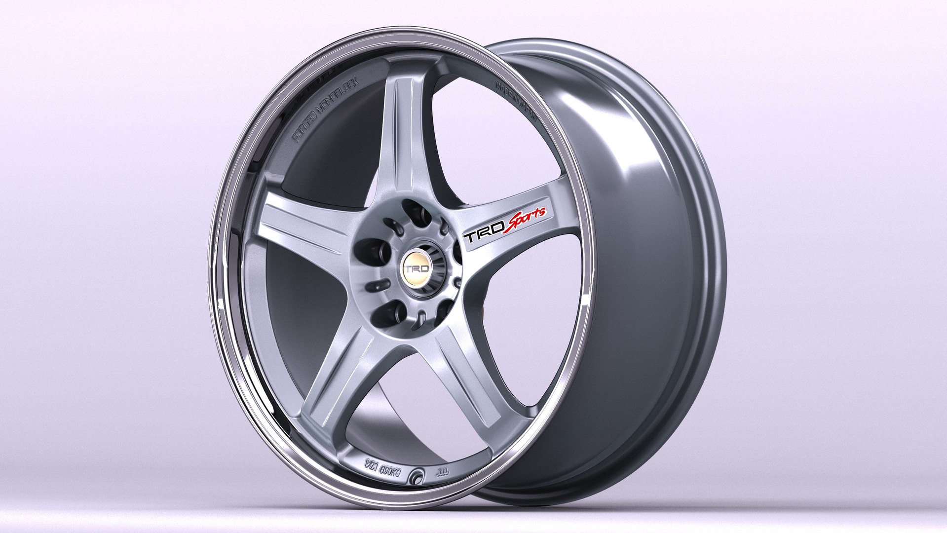 3D TRD Sports RAYS SP-T3 - TurboSquid 2183239