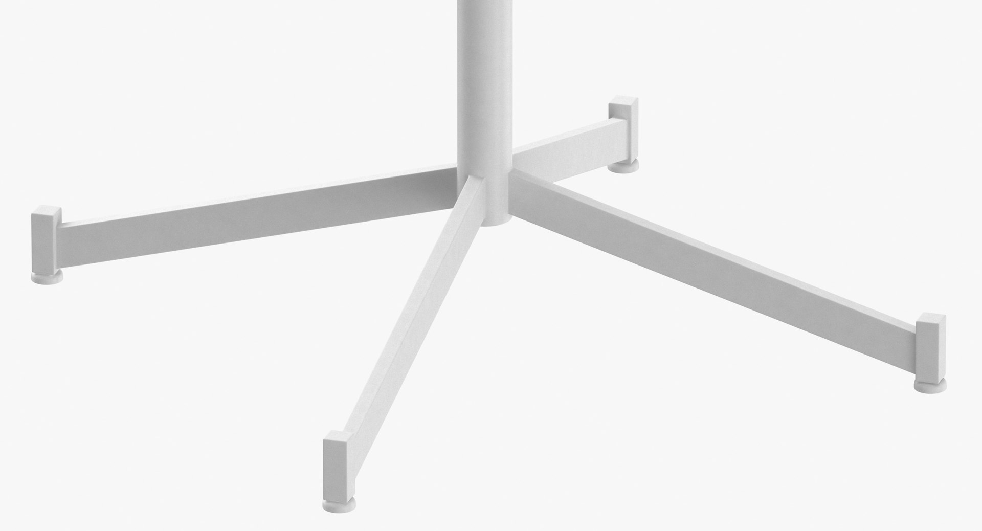 3D Clothing Circular Rack Glass Top Metal Black and White model ...