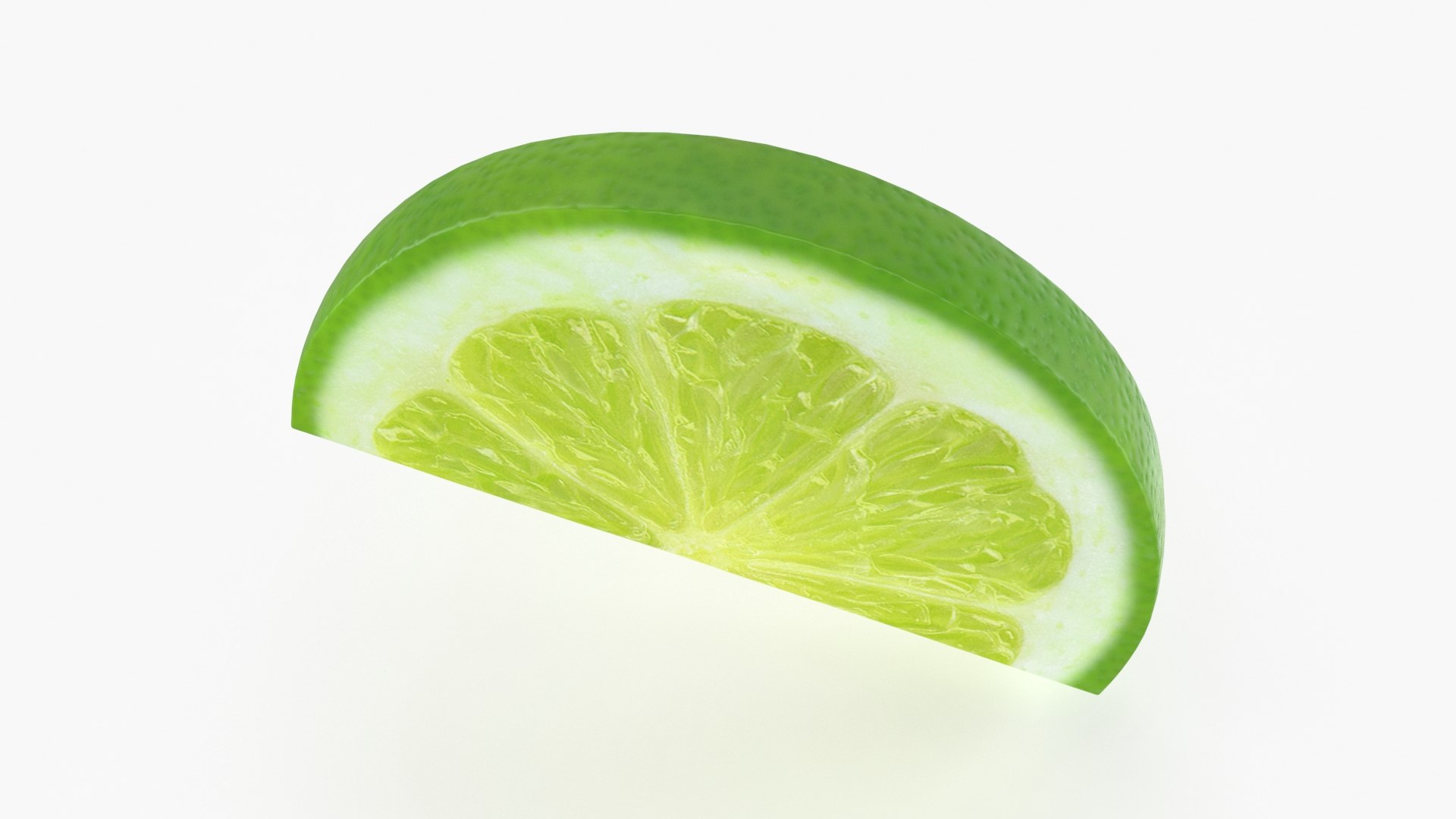 Half Lime Slice 3D model - TurboSquid 1990050
