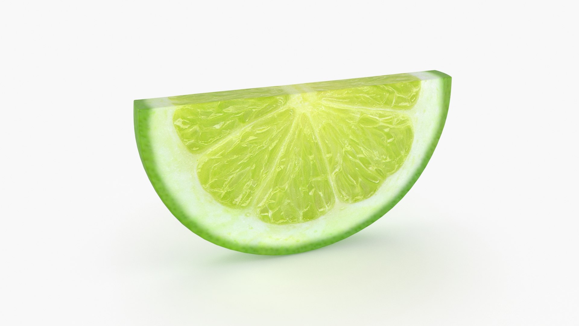 Half Lime Slice 3D Model - TurboSquid 1990050