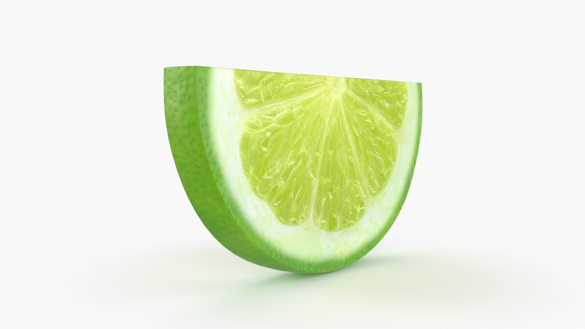 Half Lime Slice 3D Model - TurboSquid 1990050