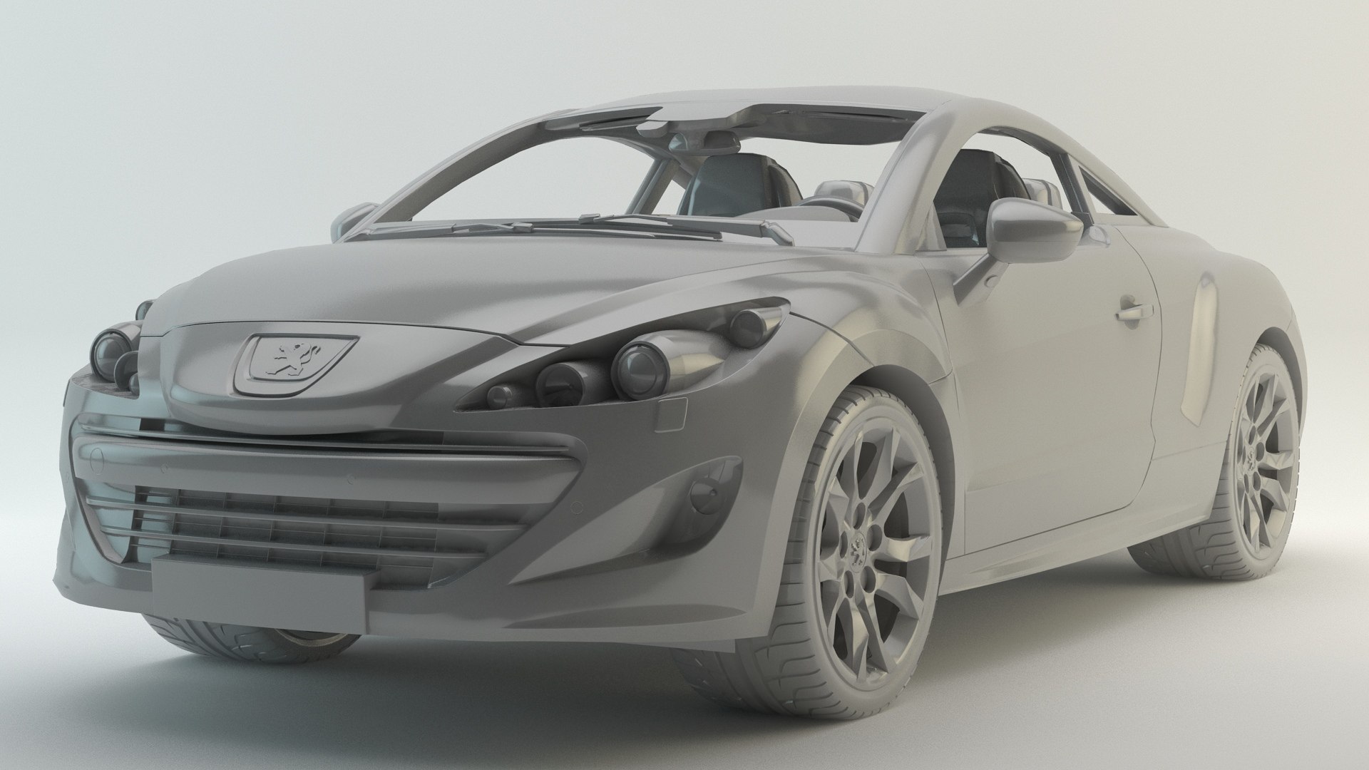 3d Model Peugeot Rcz