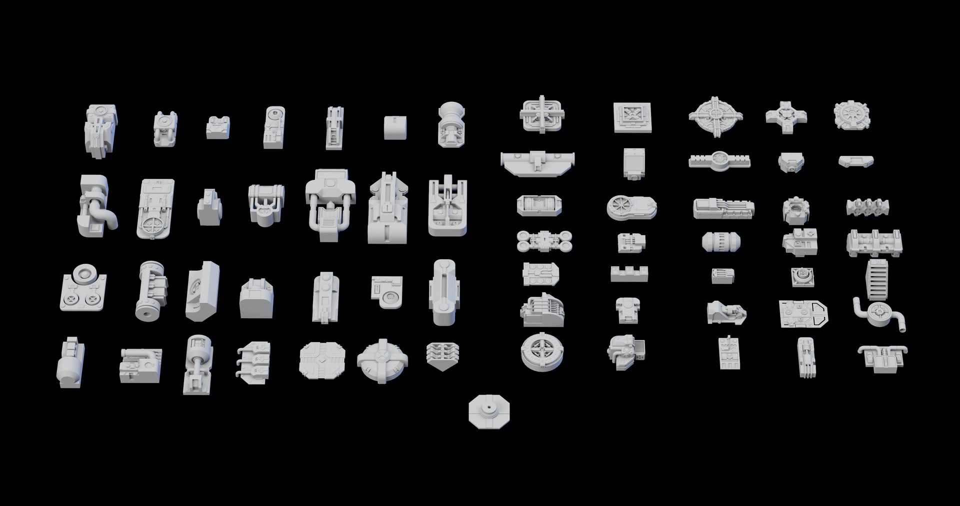 Sci Fi Greeble 3D - TurboSquid 1692832