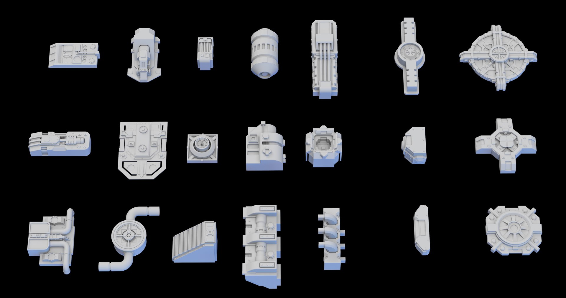 Sci Fi Greeble 3D - TurboSquid 1692832
