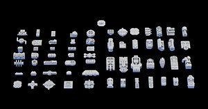 3D sci fi greeble - TurboSquid 1692827