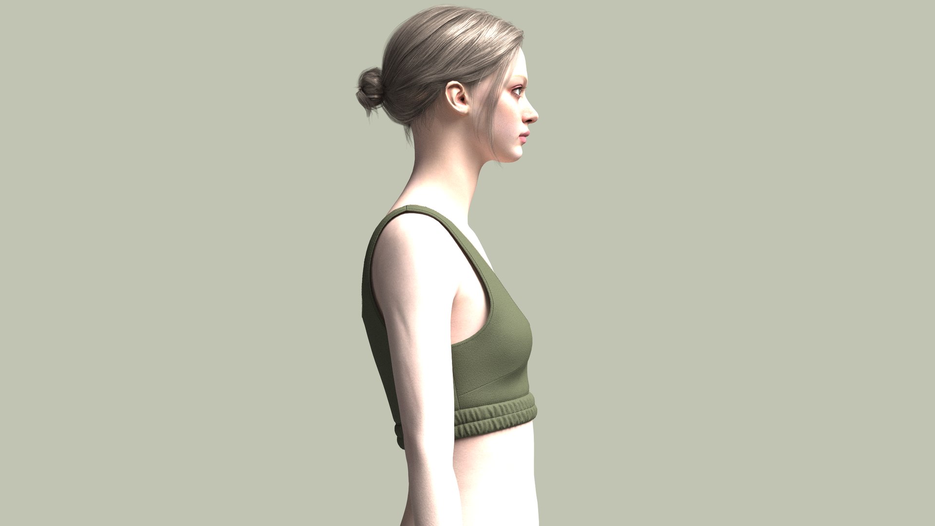 3D Girls Bralette Tops Model - TurboSquid 2289765