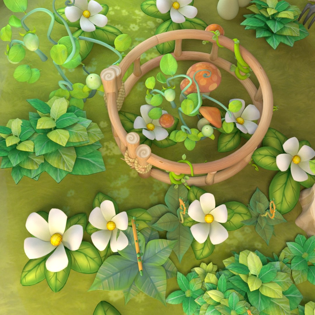 3D Model Garden - TurboSquid 1378959