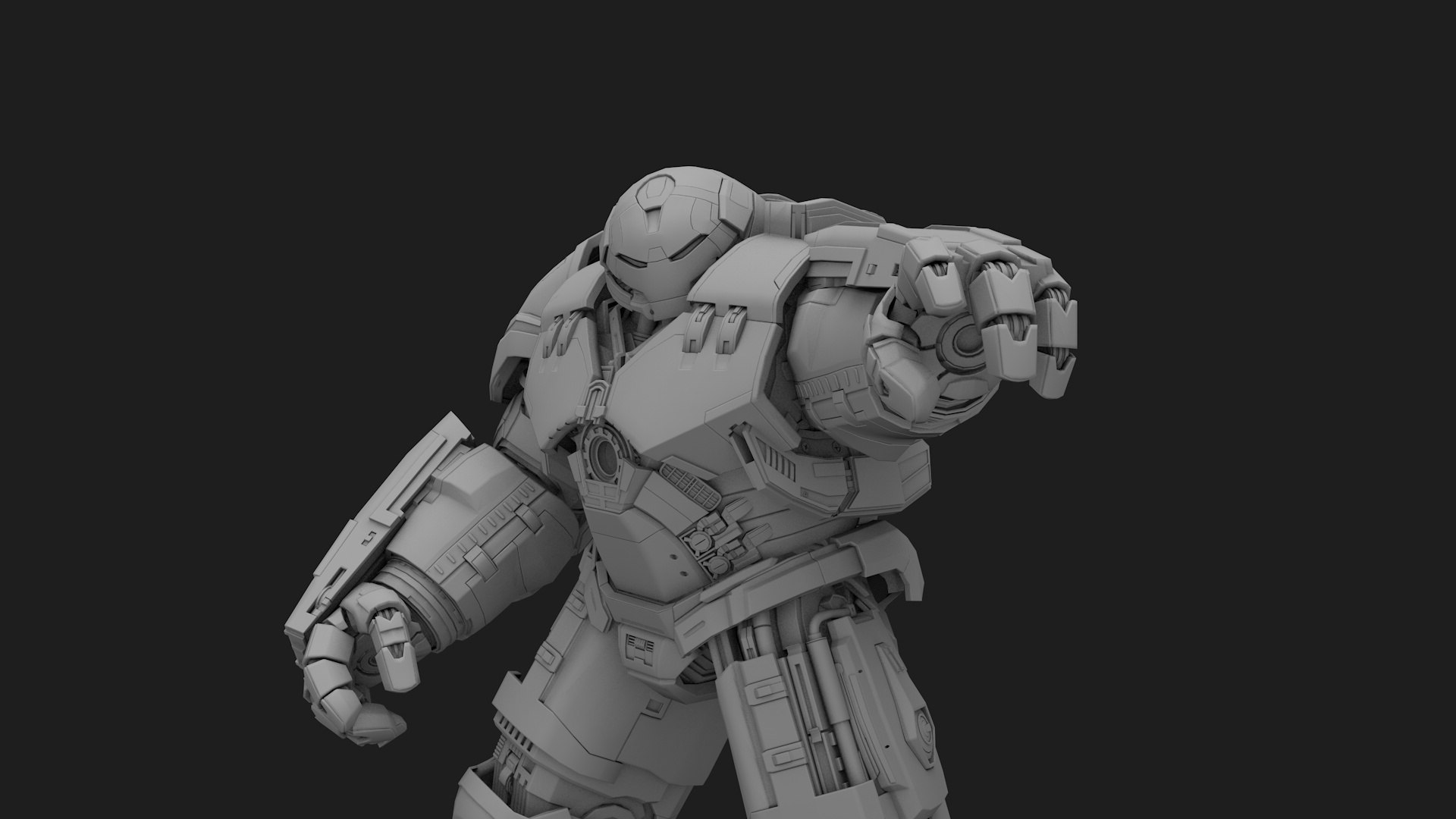 Hulkbuster Model - TurboSquid 2365084