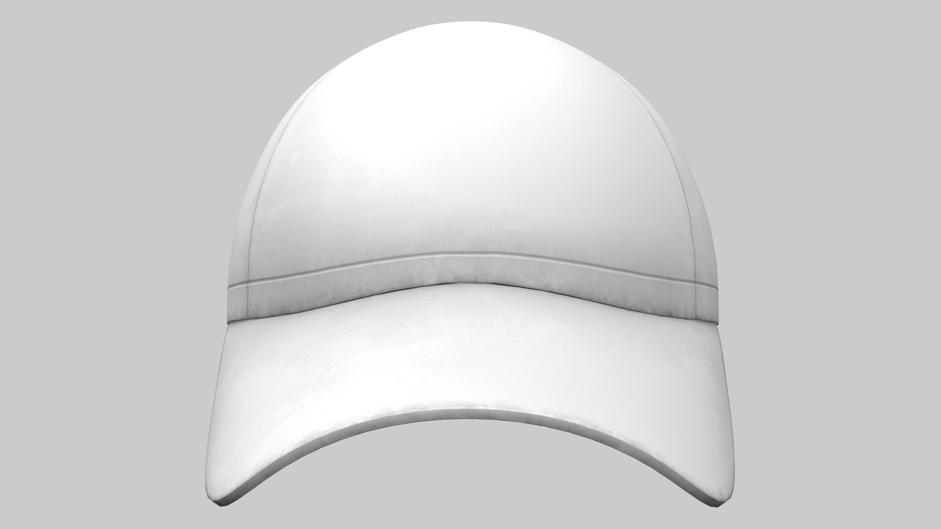 3D White Golfer Cap Hat Model - TurboSquid 1980275