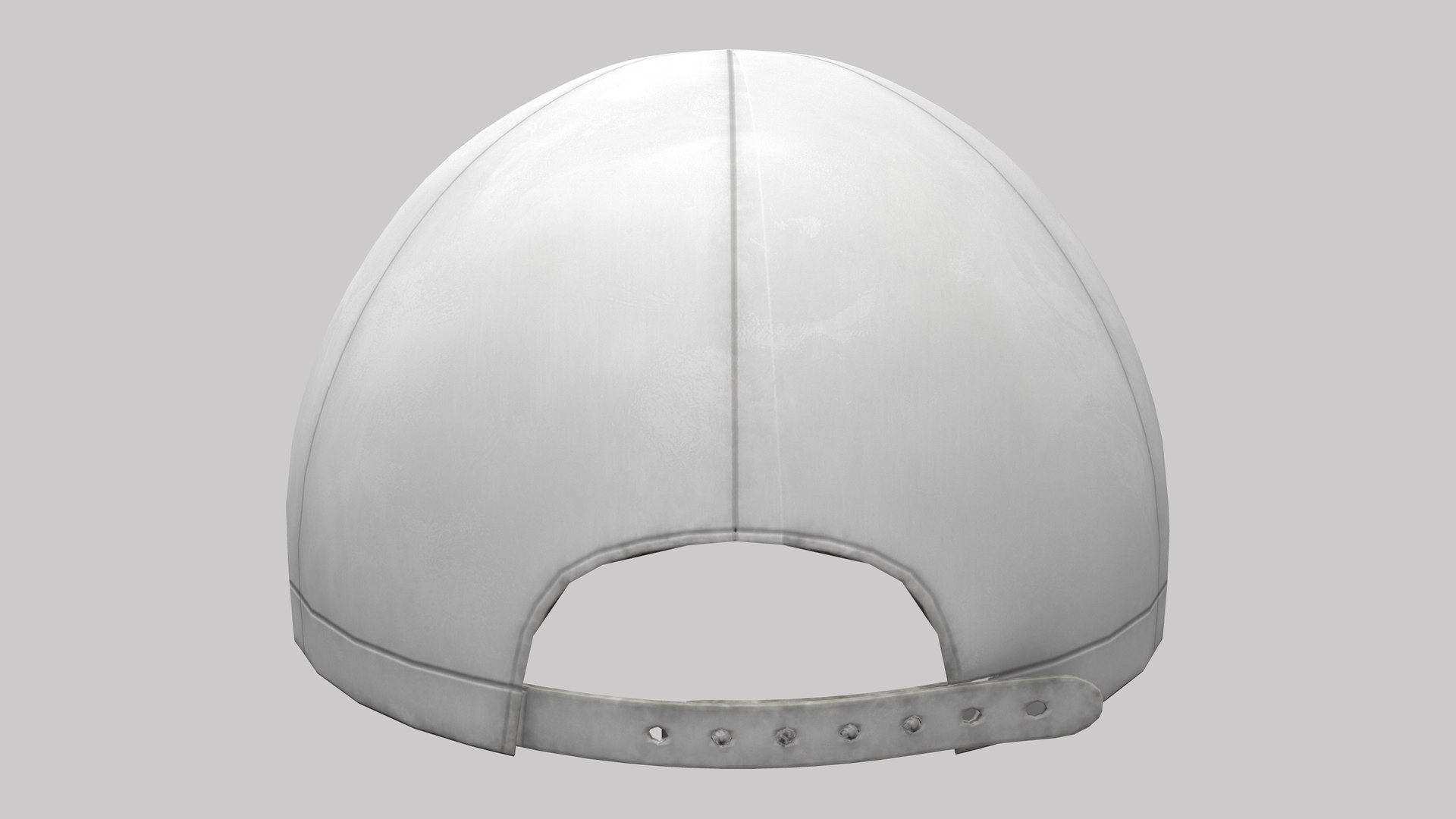 3D White Golfer Cap Hat Model - TurboSquid 1980275