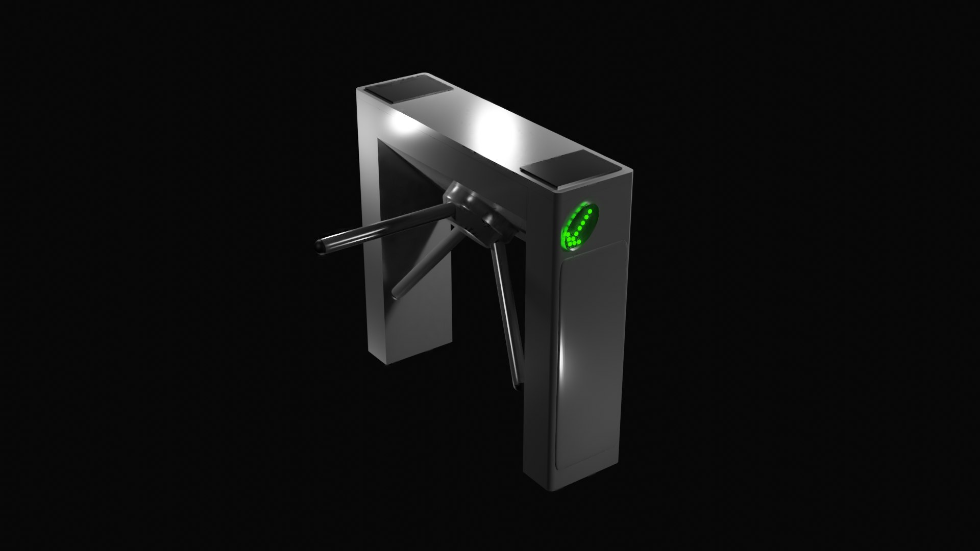 3D Classic Turnstile Entrances - TurboSquid 1505027