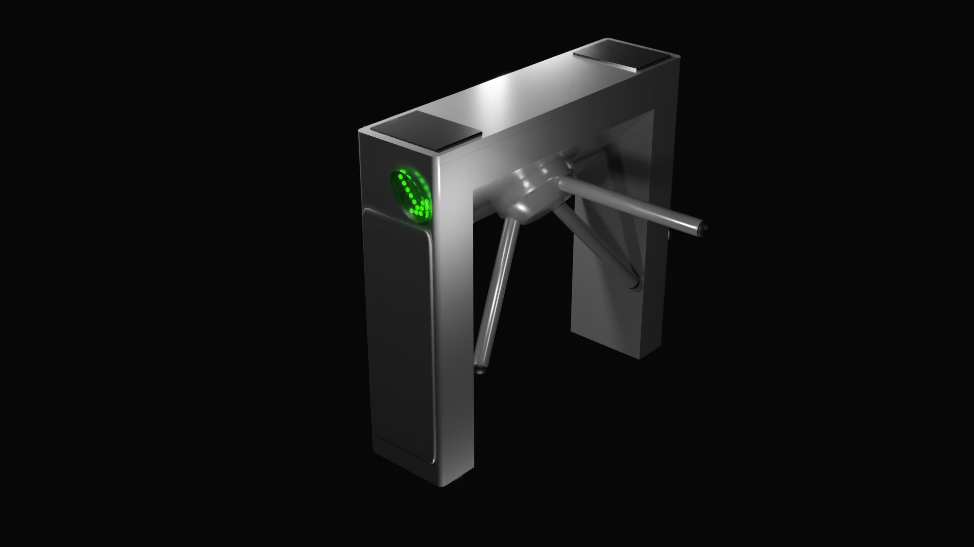 3D Classic Turnstile Entrances - TurboSquid 1505027