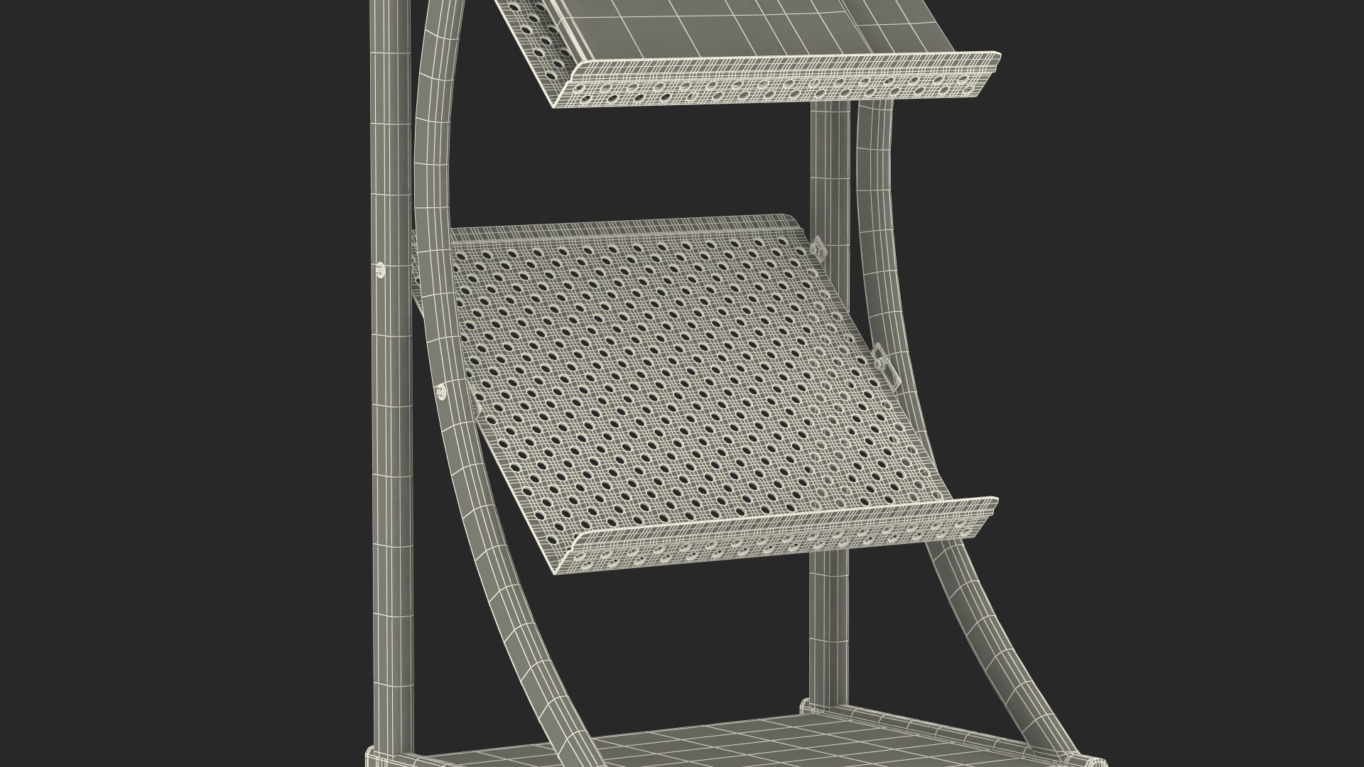 3D Mockup Magazine Stand Aluminium With Magazines Model - TurboSquid ...