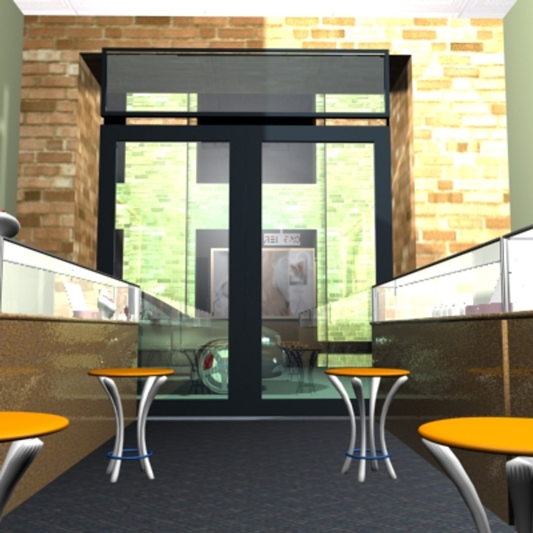 scene jewelry shop complete 3d model