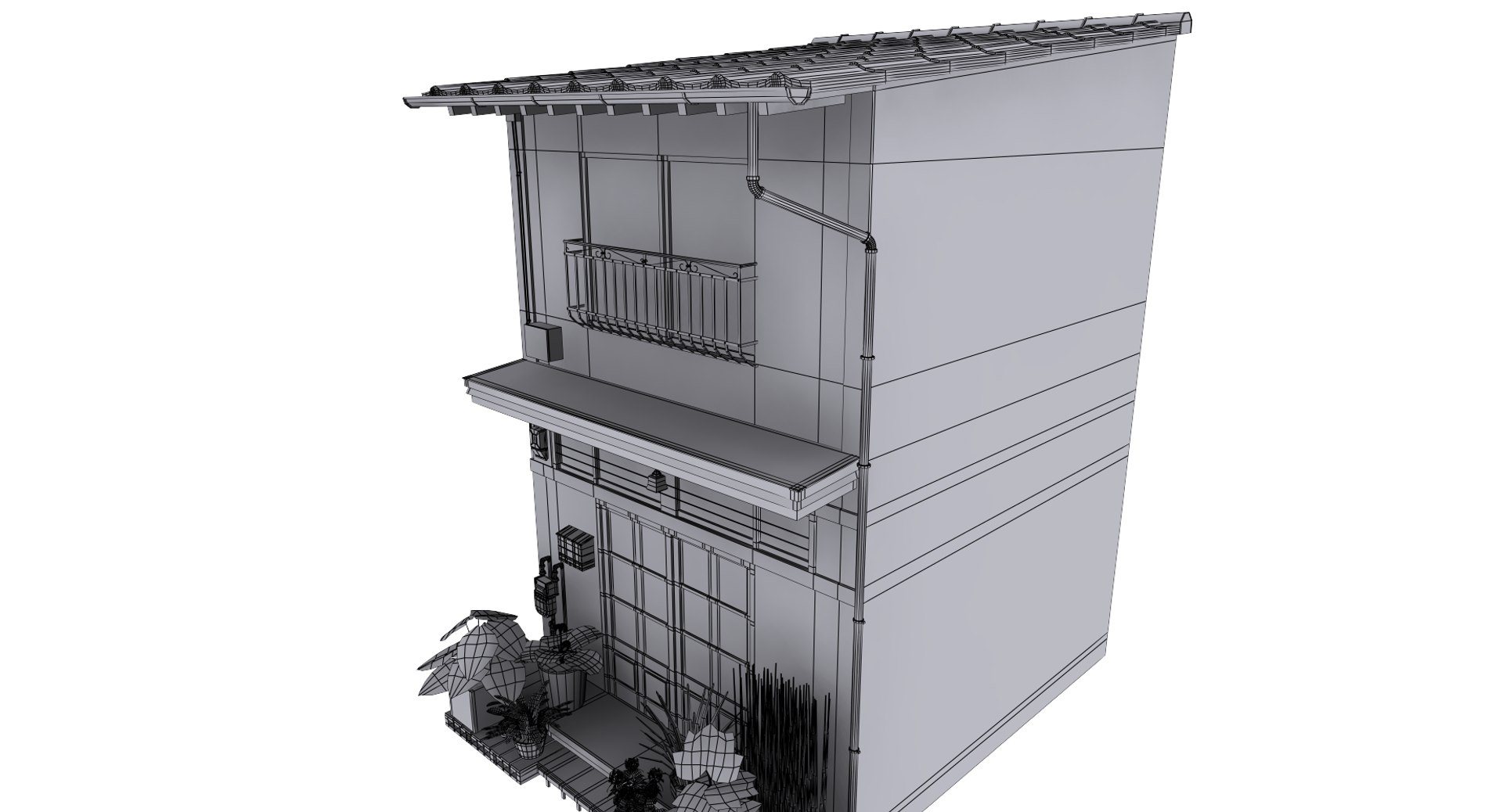 3D model old tokyo building - TurboSquid 1386653
