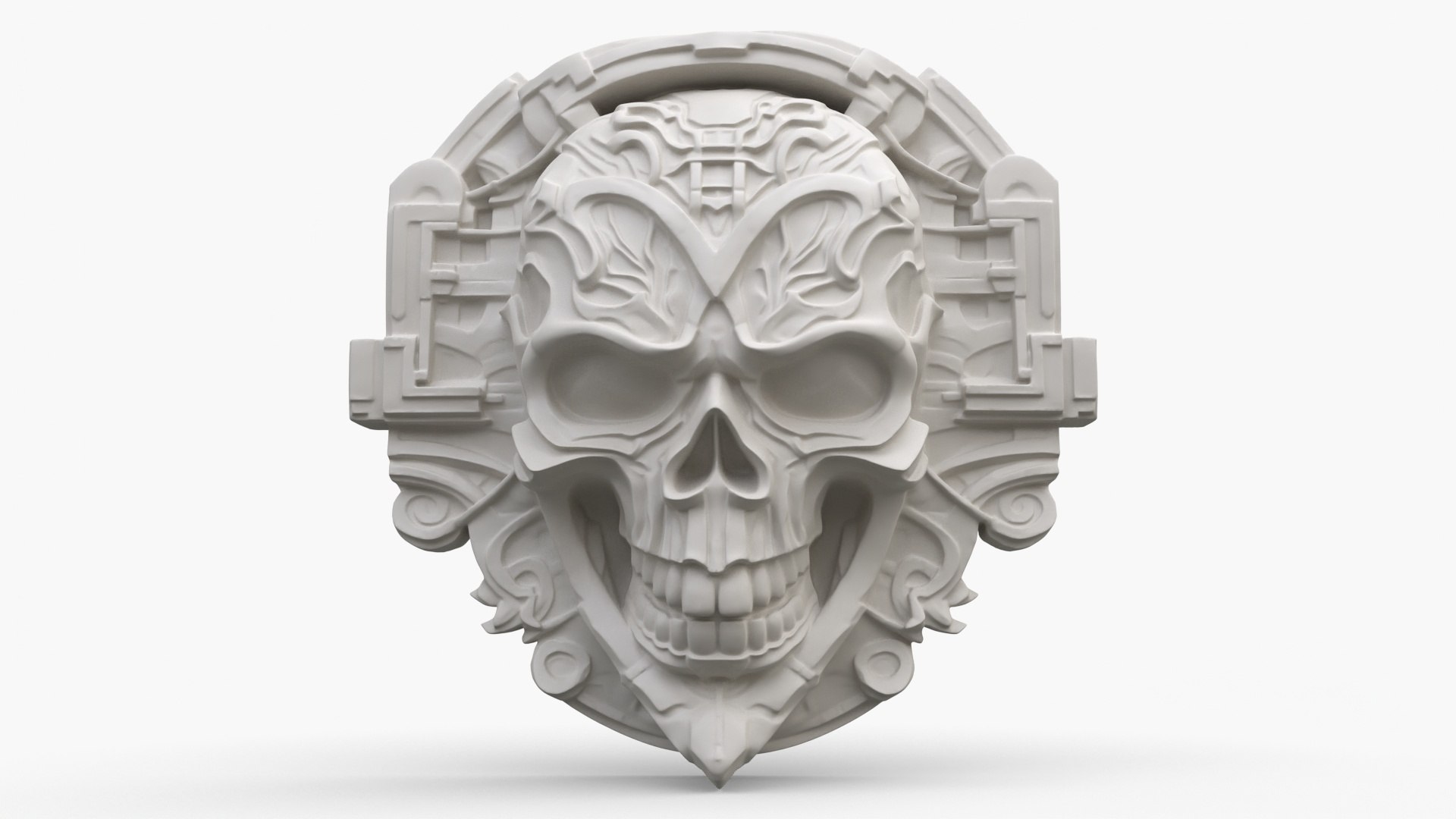 3D Techno Totem Skull 8 Model - TurboSquid 2205268