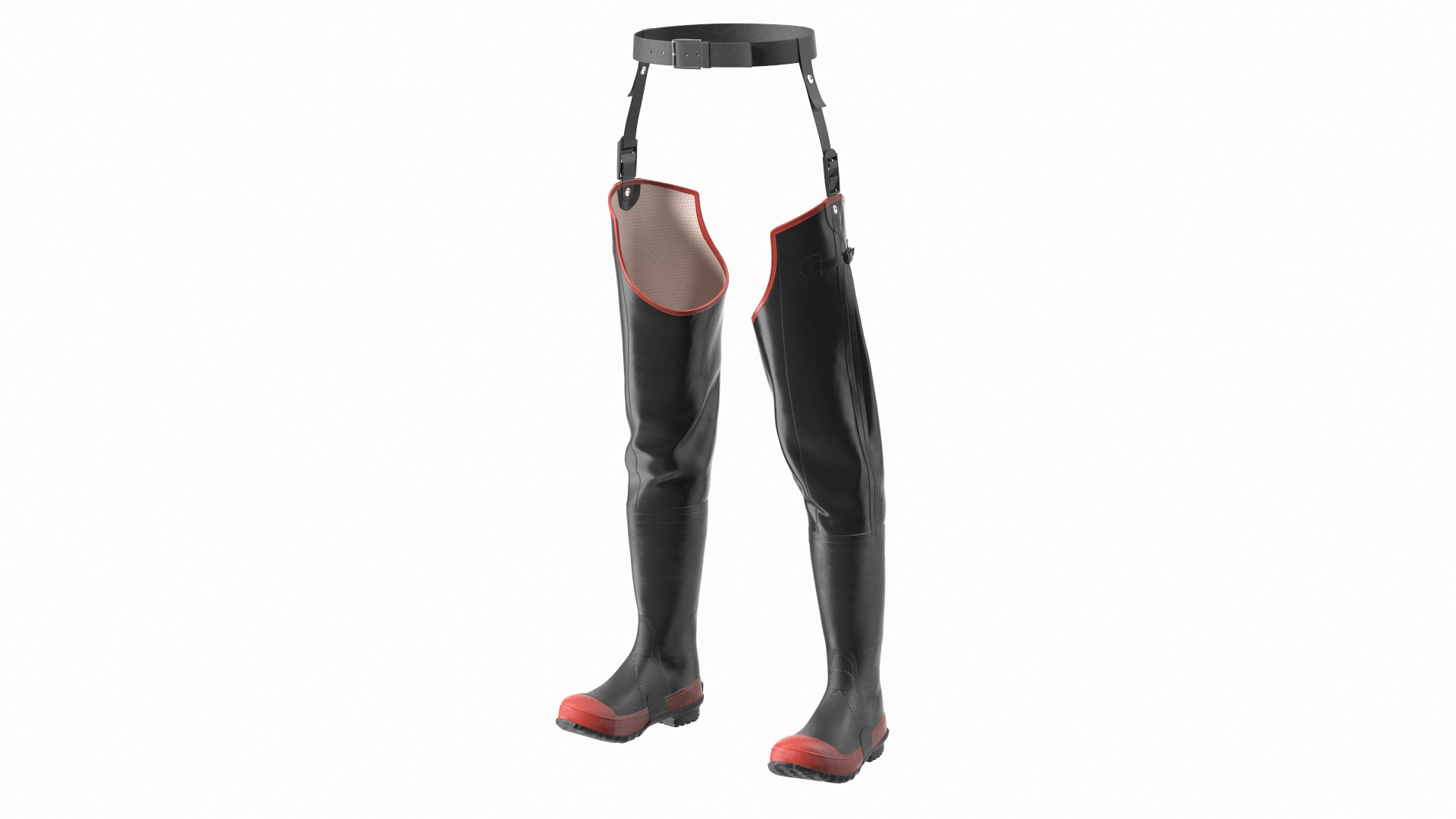 3D Hip Boot For Work Red - TurboSquid 1818394