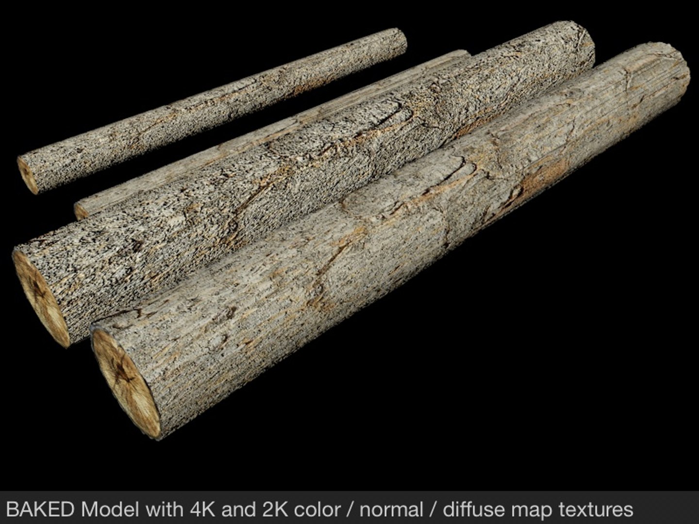 3d Model Pine Tree Wood