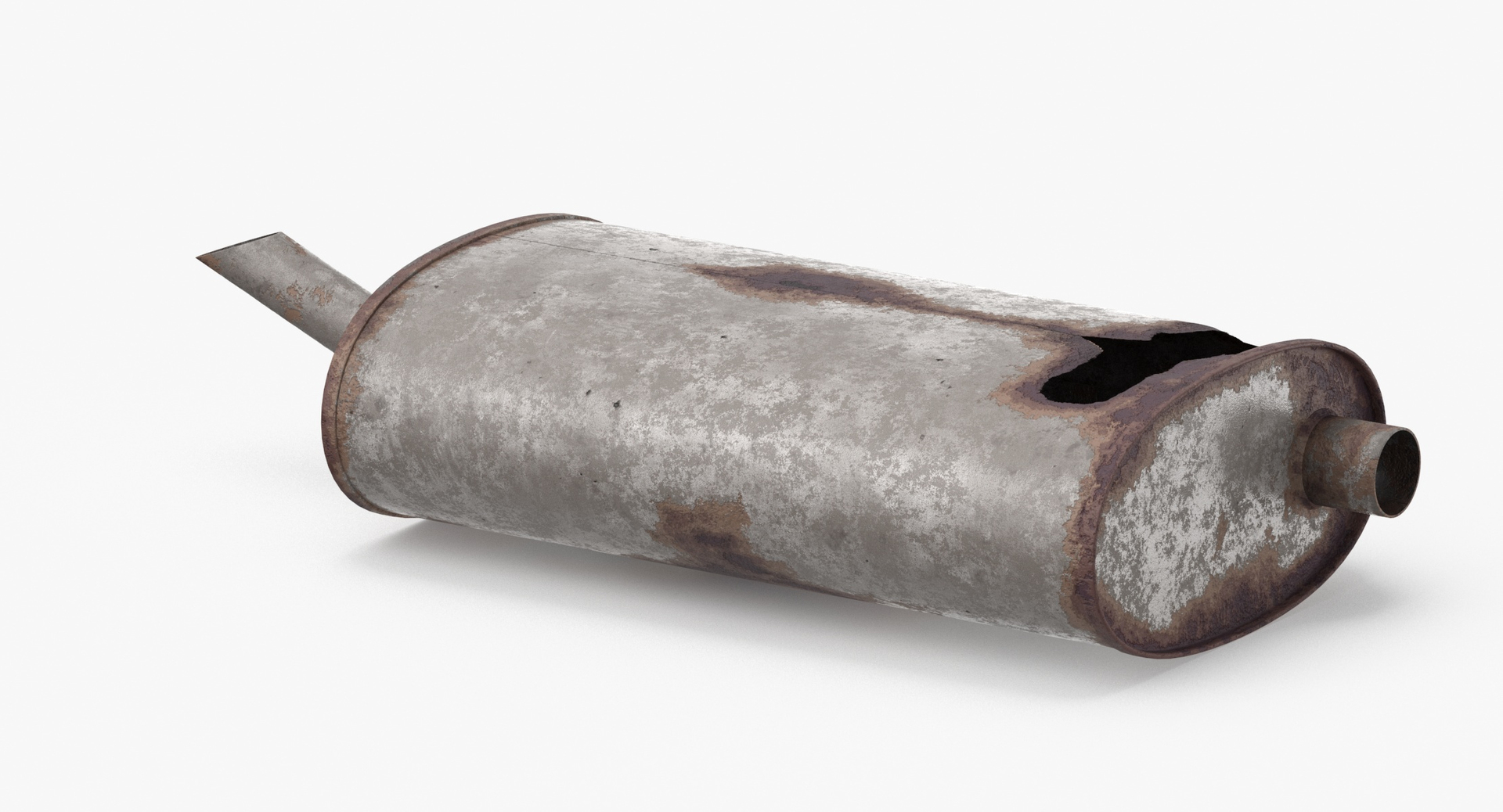 Damaged Muffler Model - TurboSquid 1870816