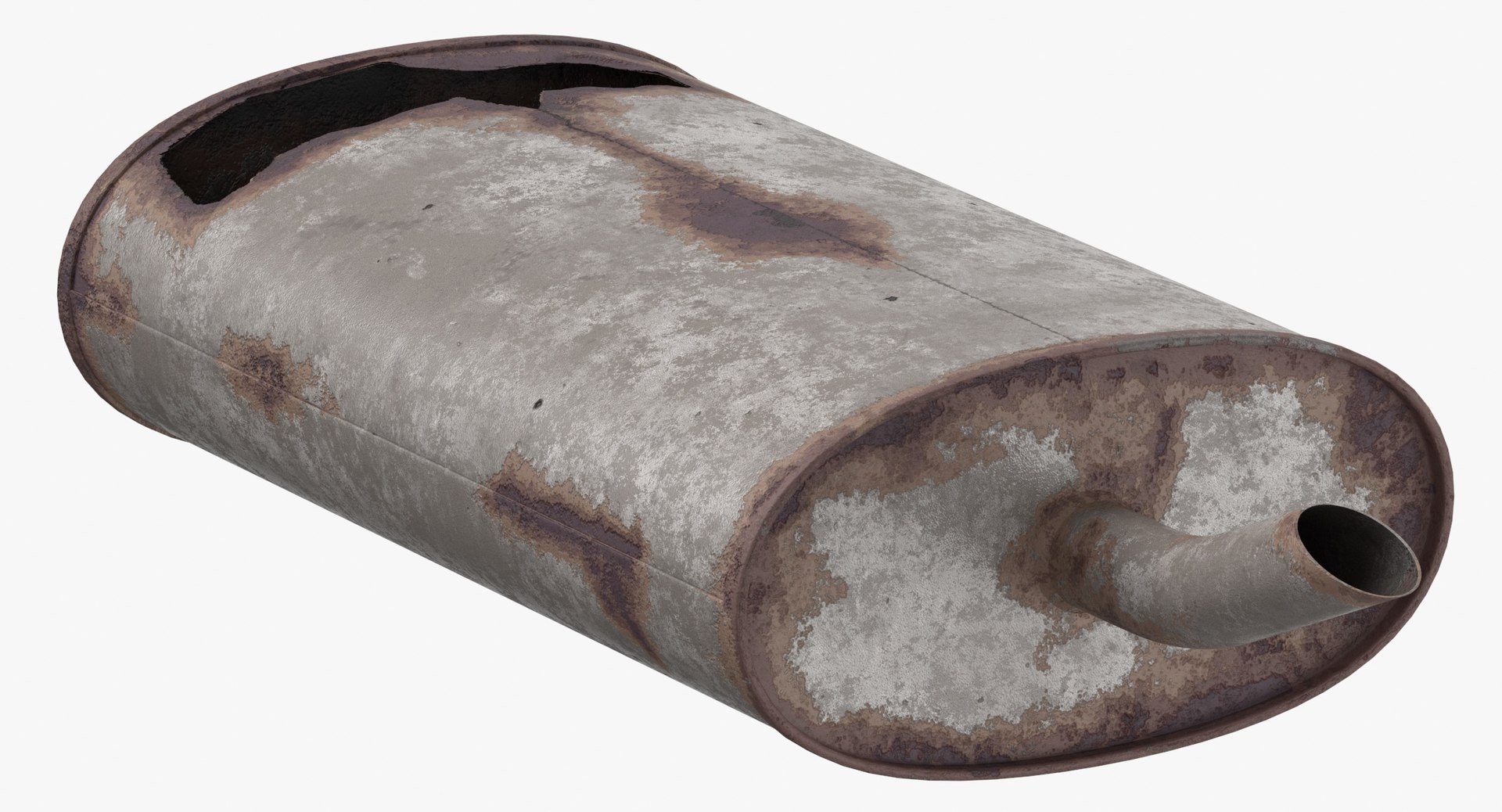 Damaged Muffler Model - TurboSquid 1870816