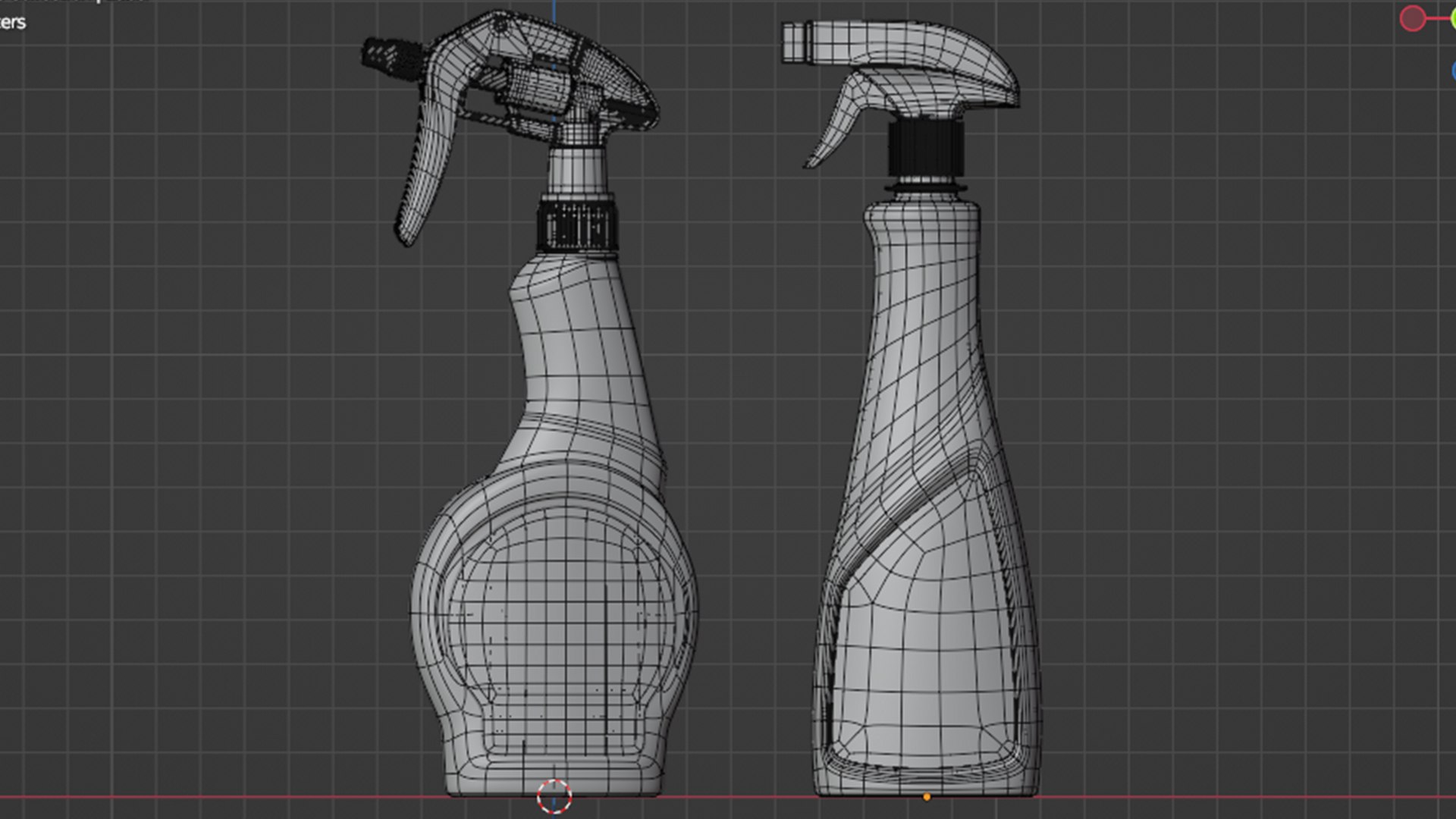3D Model Spray Bottles White Plastic 3D Model - TurboSquid 2119624