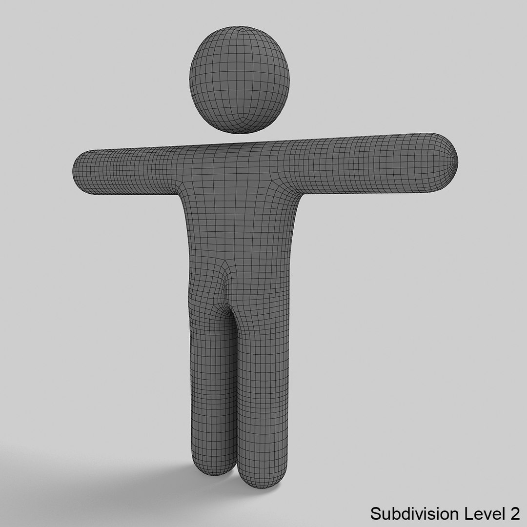 Rigged Biped 3d Model
