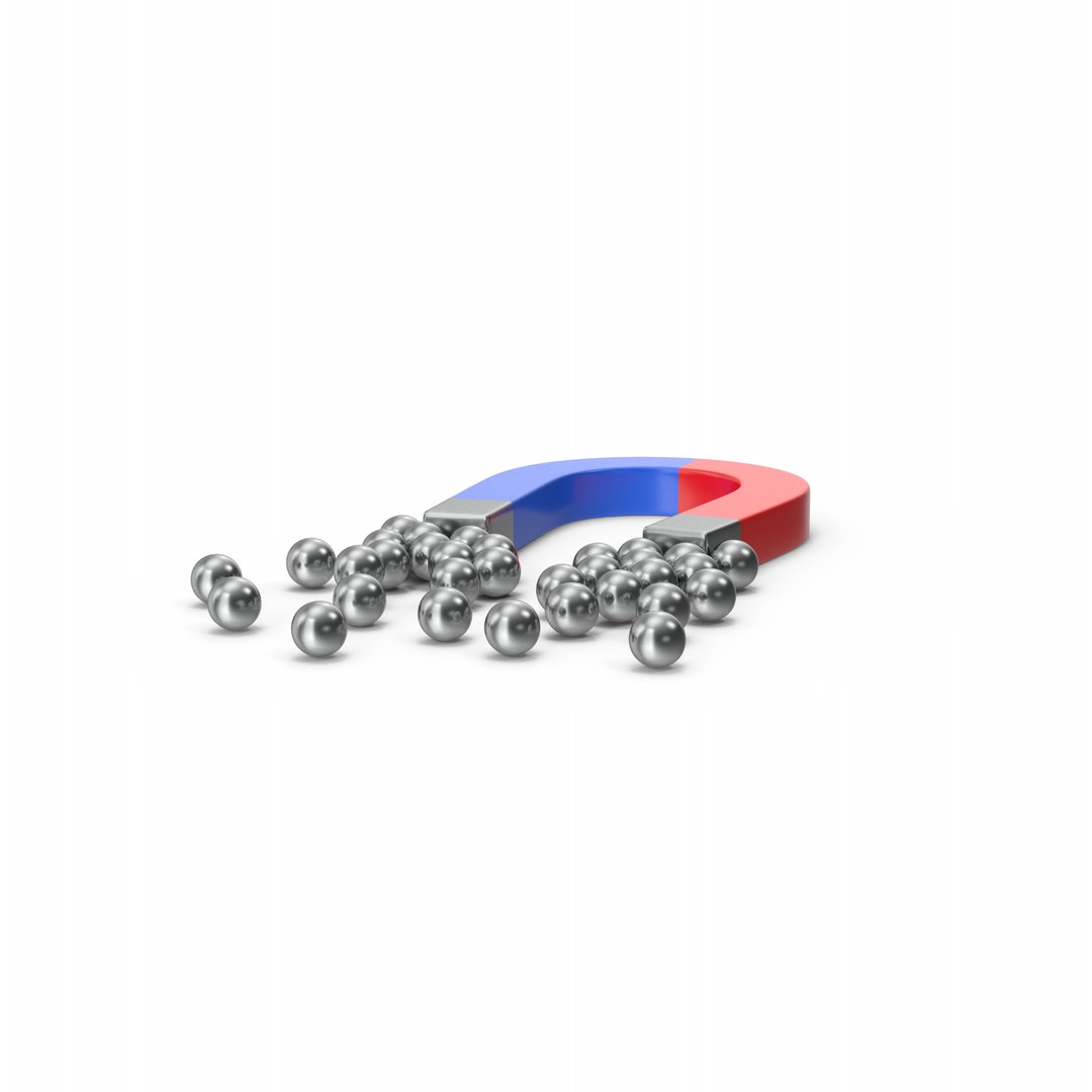 Magnet And Steel Balls 3D Model - TurboSquid 2240255