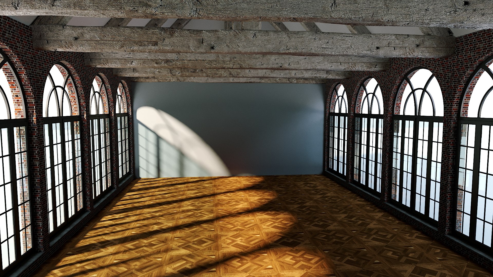 3D Model Ceiling Beam Construction Hall - TurboSquid 1905523
