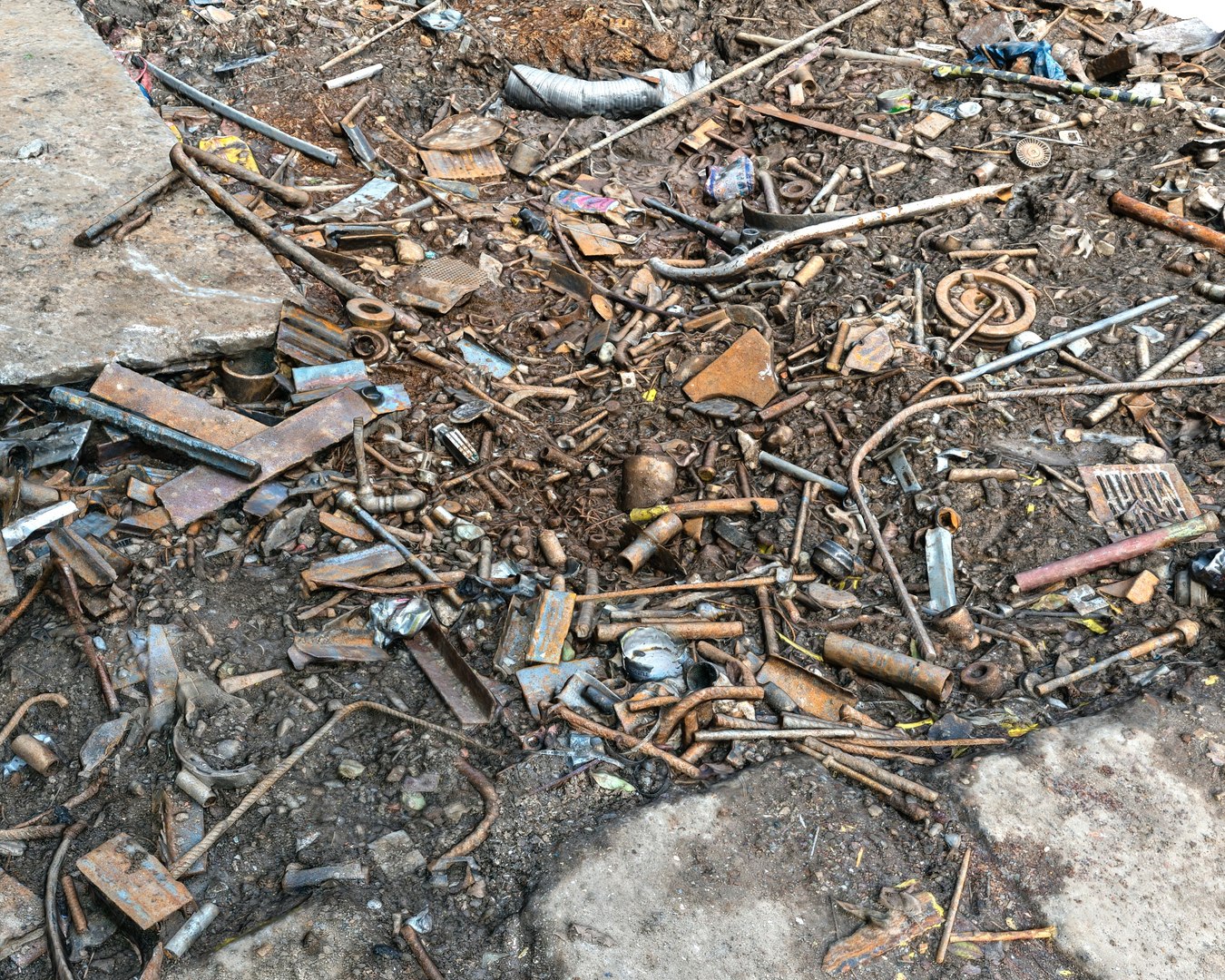 3D Industrial Debris Ground - TurboSquid 2284363