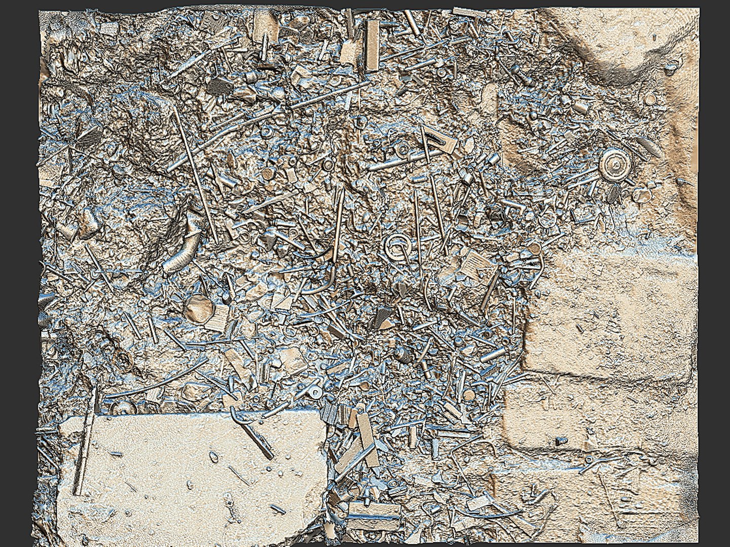 3D Industrial Debris Ground - TurboSquid 2284363