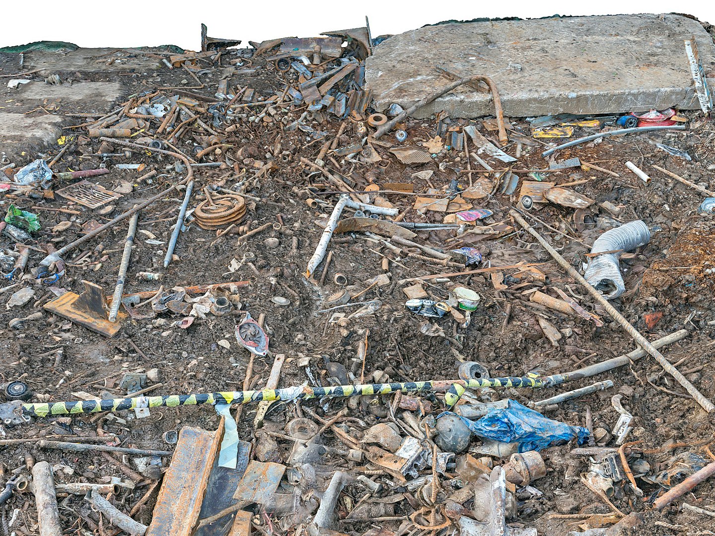 3D Industrial Debris Ground - TurboSquid 2284363