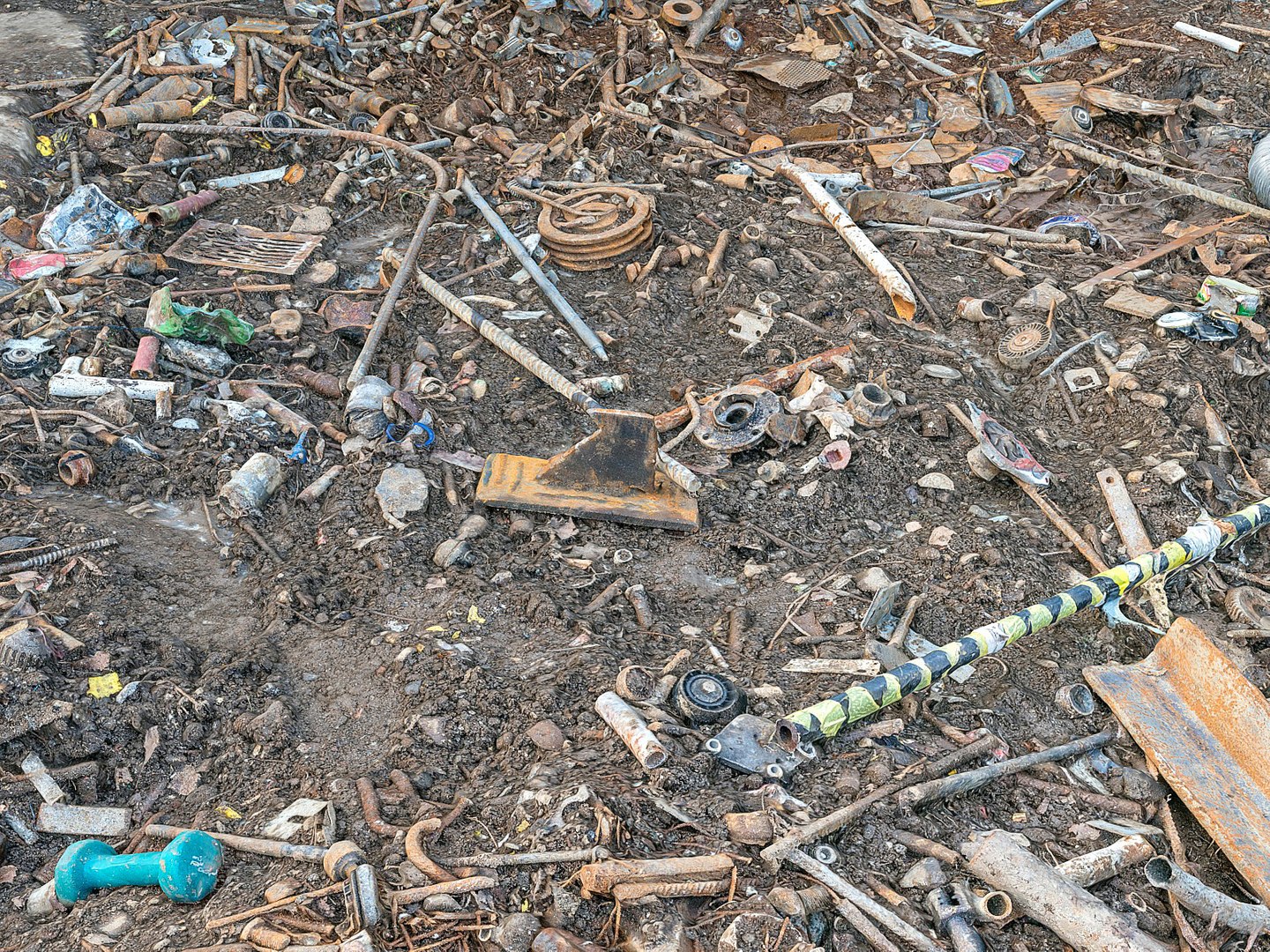 3D Industrial Debris Ground - TurboSquid 2284363