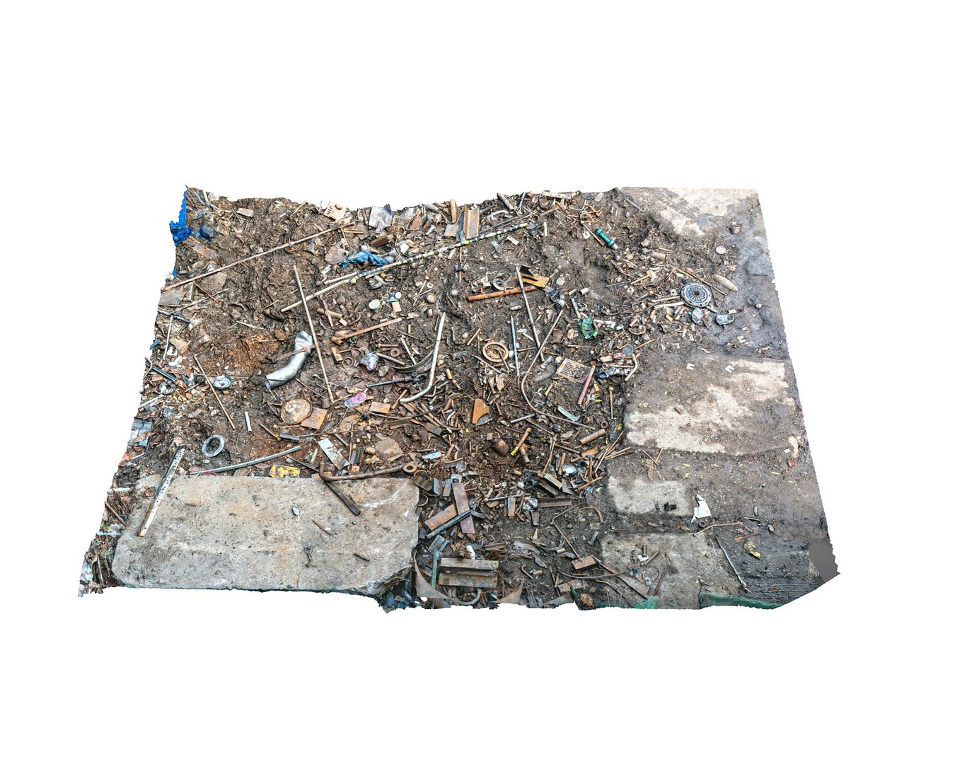 3D Industrial Debris Ground - TurboSquid 2284363