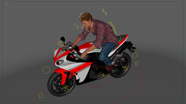 3D rig animate stunt - TurboSquid 1644600