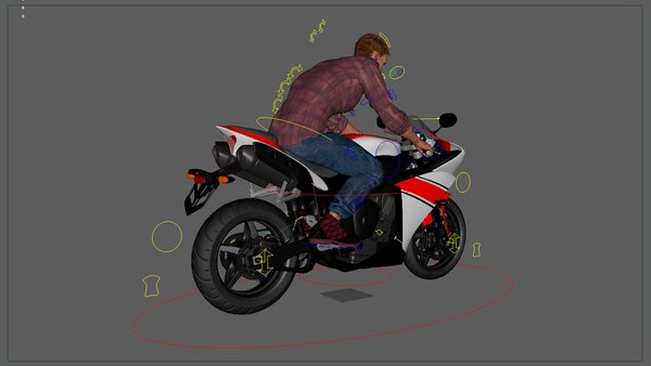 3D rig animate stunt - TurboSquid 1644600
