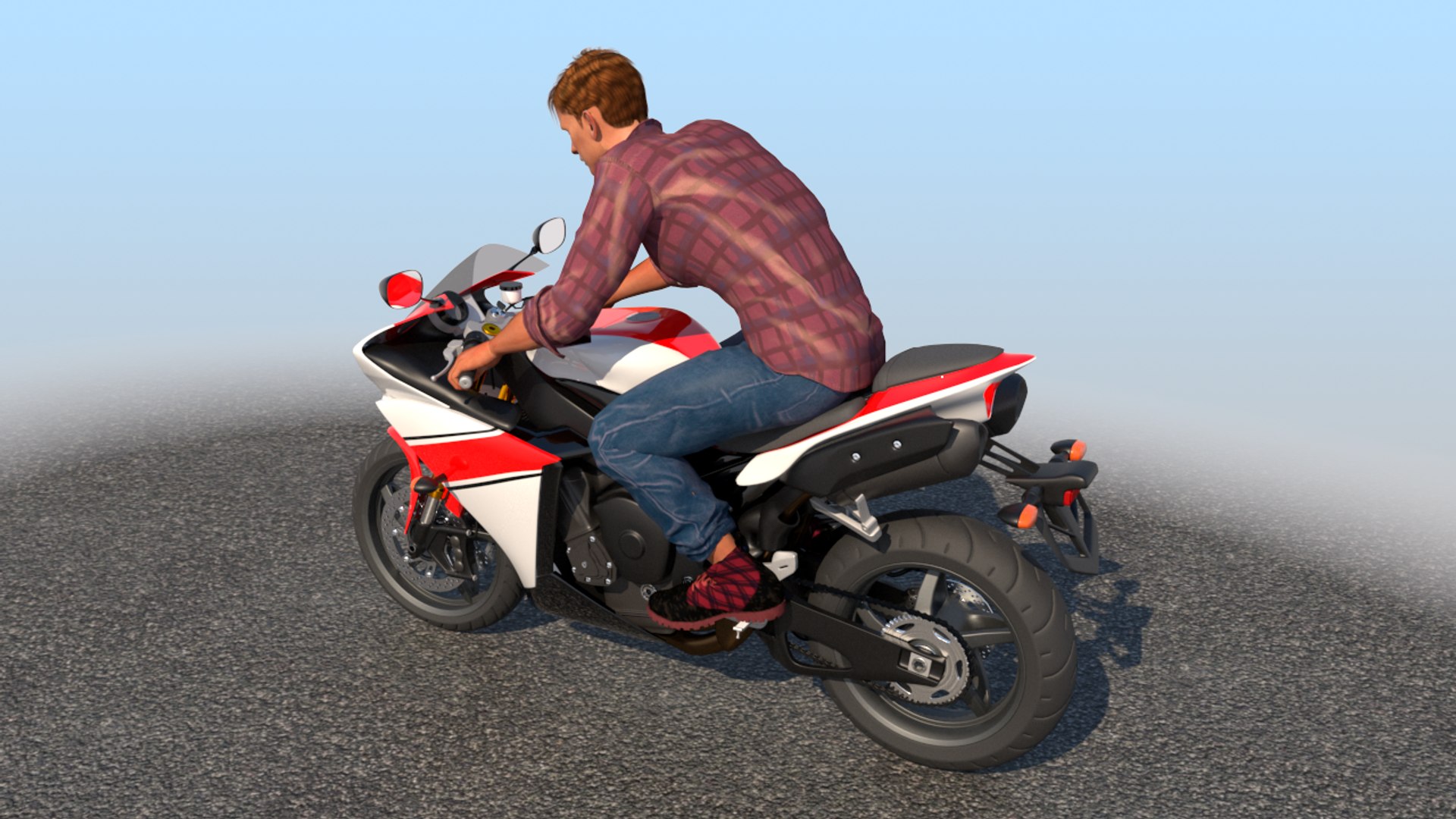 3D rig animate stunt - TurboSquid 1644600